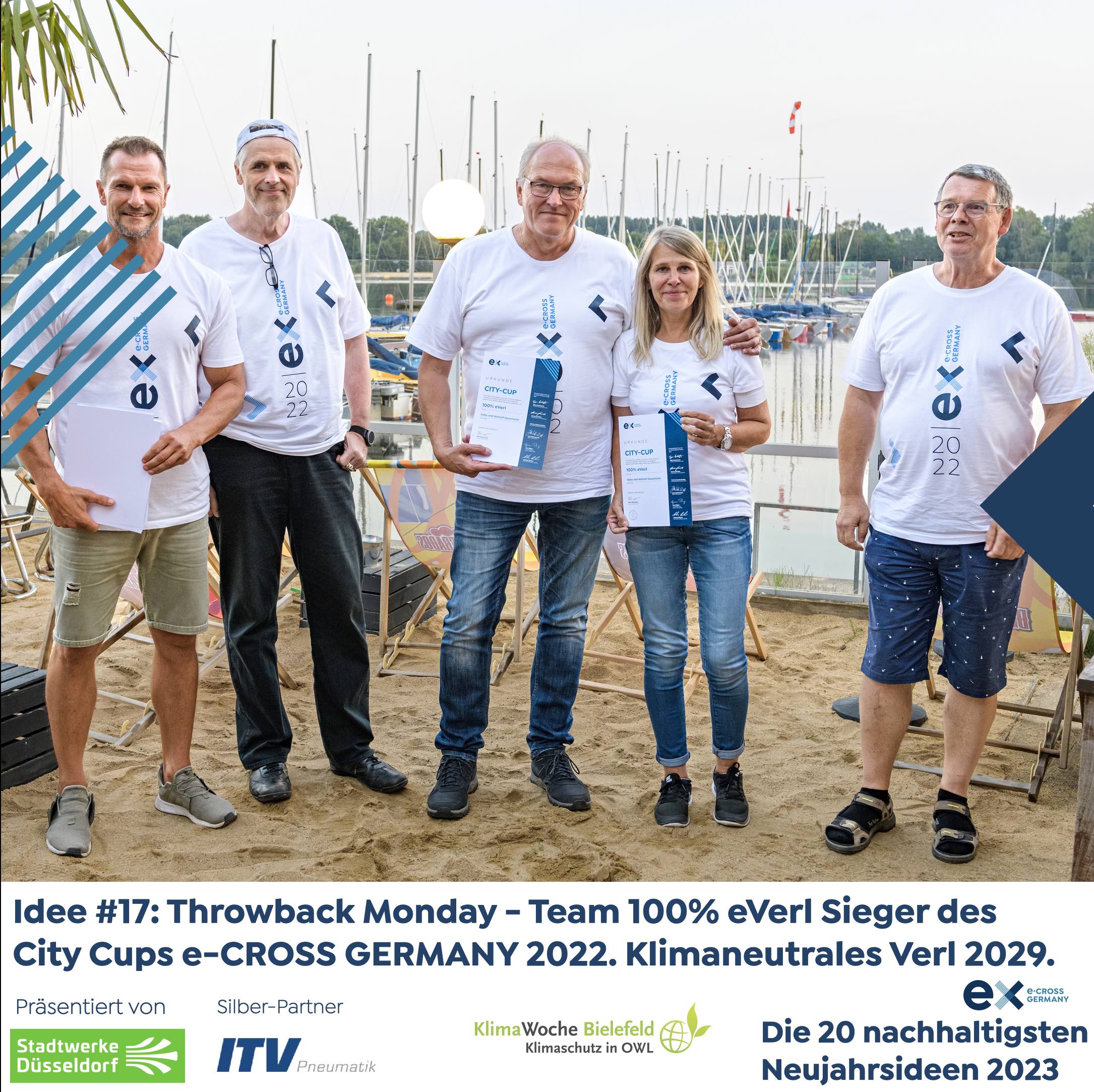 Idee #17: Throwback Monday – Team 100% eVerl Sieger des City Cups e ...