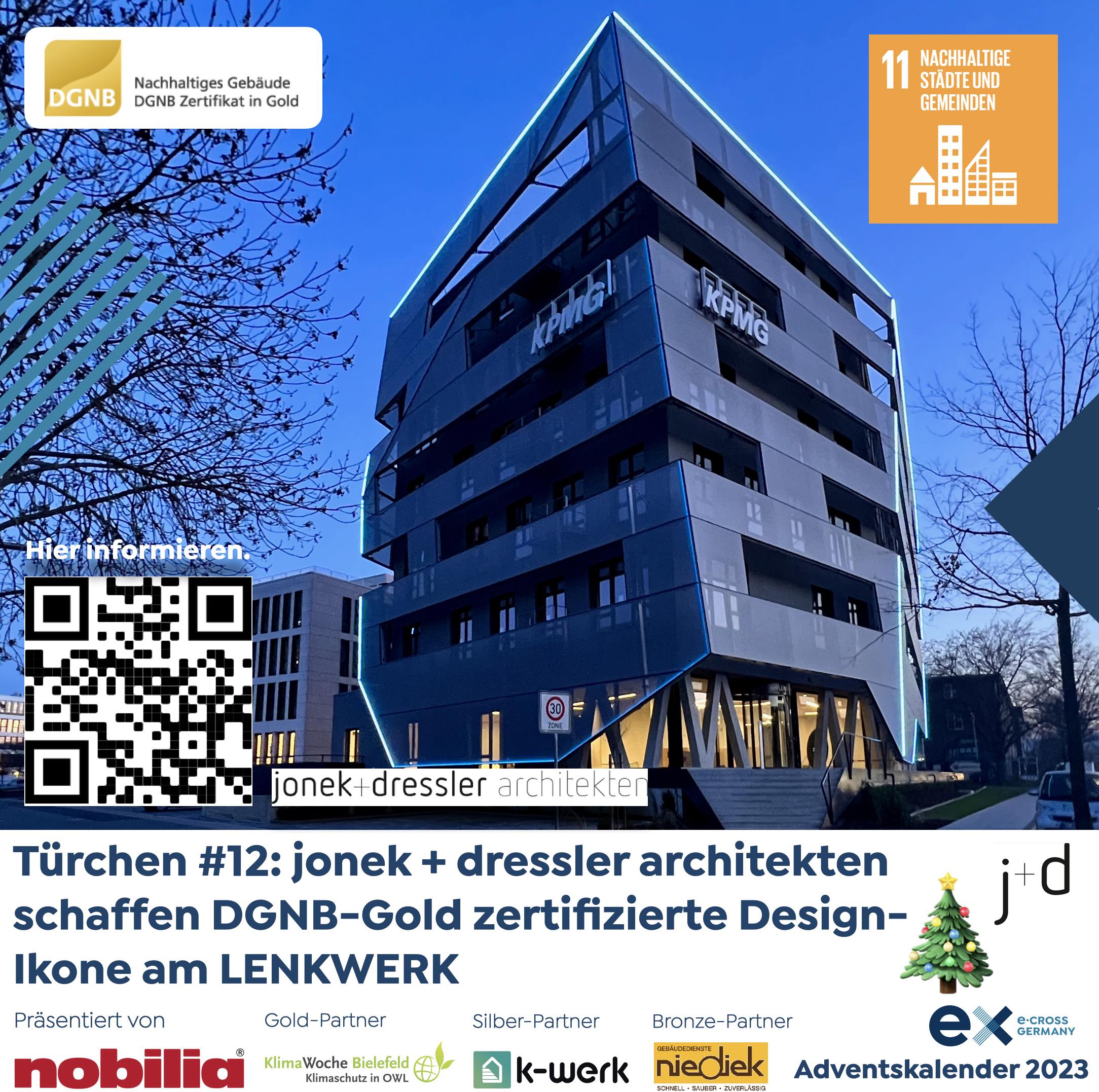 Türchen #12: jonek + dressler architekten schaffen DGNB-Gold ...